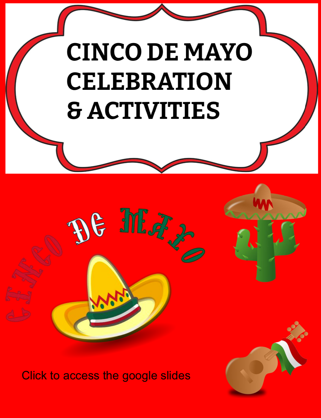 Cinco De Mayo Reading & Fun Celebrations