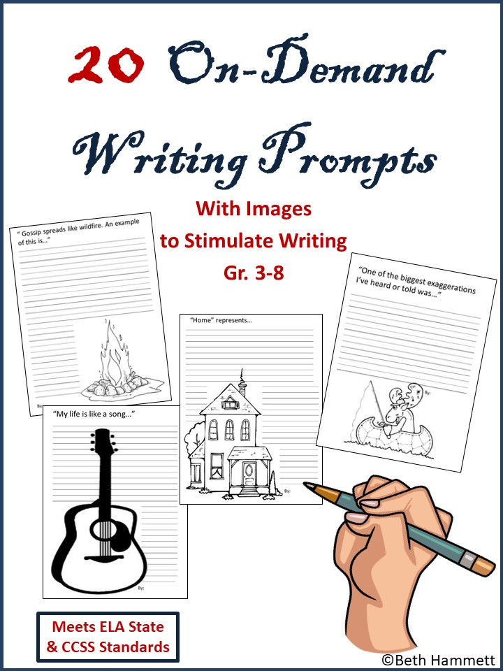 Writing Prompts: 20 Non-Fiction, On-Demand Writing Prompts - Amped Up ...