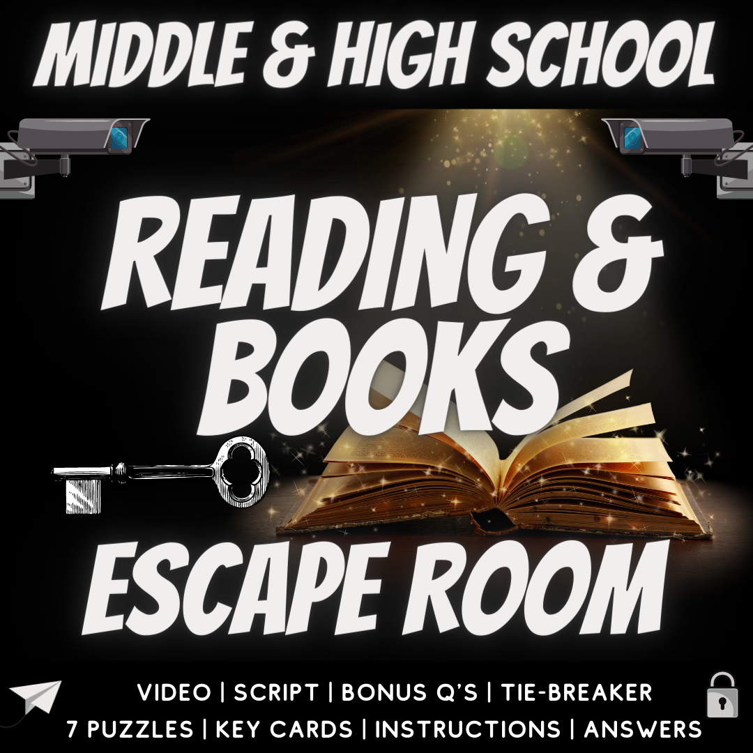 Reading and Books Escape Room