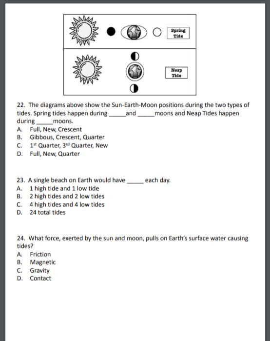 Earth-Moon System Exam - Amped Up Learning