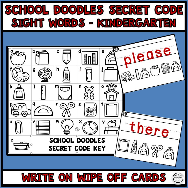 Sight Words, Secret Code Literacy Center