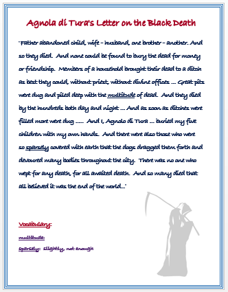 The Black Death + Document Based Question Assessments - Amped Up Learning