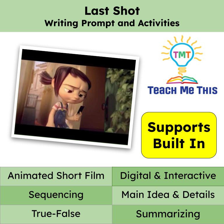 Writing Prompt and Activities: Joy and Heron Animated Short Film