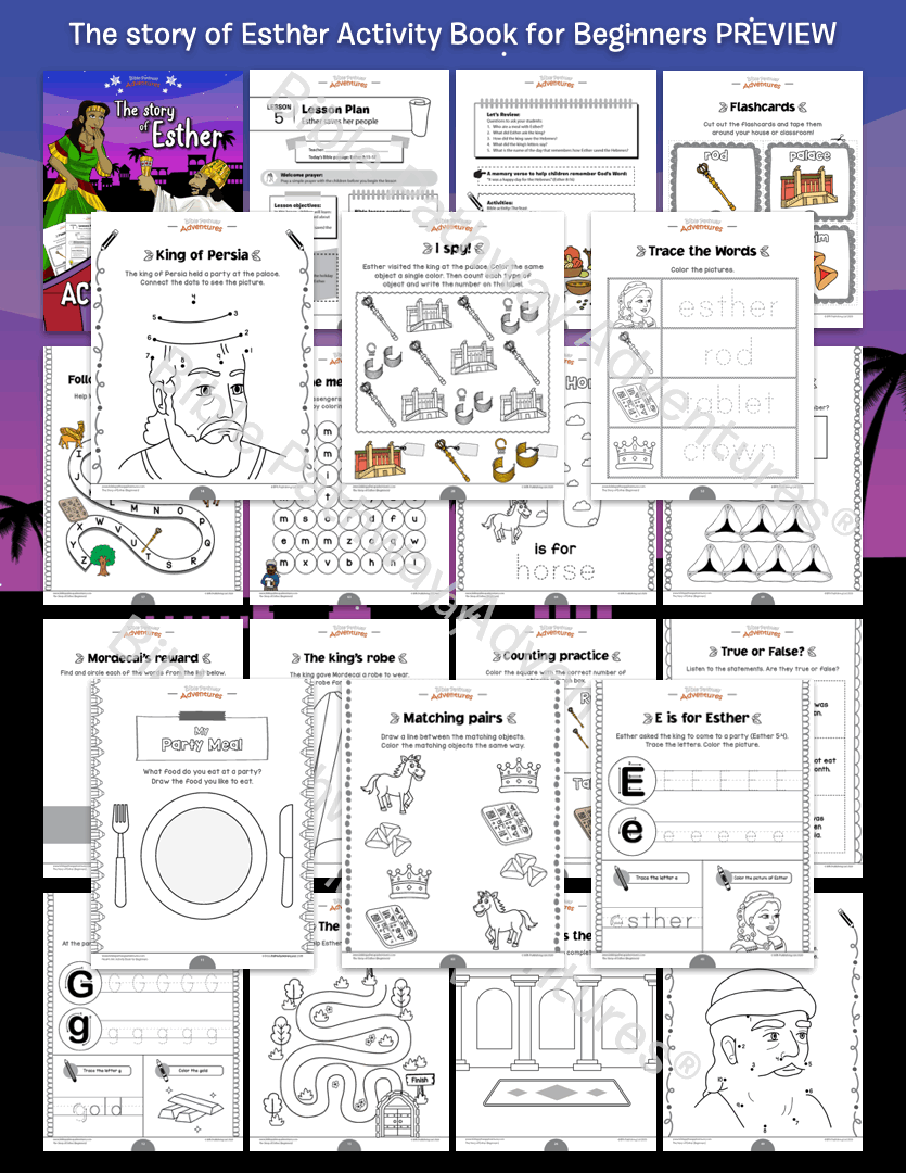Queen Esther | Bible Lesson and Activities - Amped Up Learning