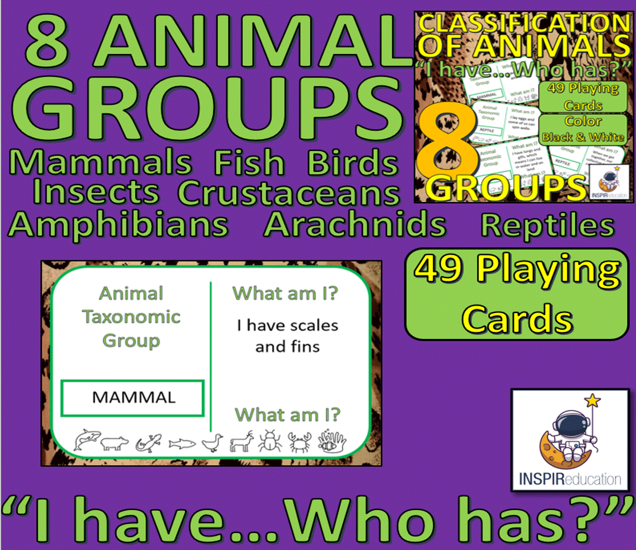 Animal Groups Classification Mega Pack - Amped Up Learning