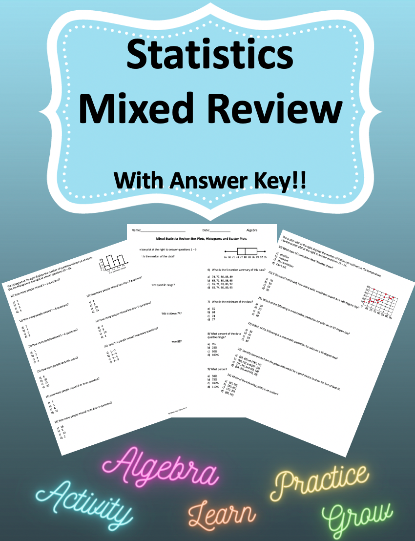 Statistics Mixed Review