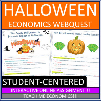 Supply and Demand & Economic Impact of Halloween Webquest Google Slides ...