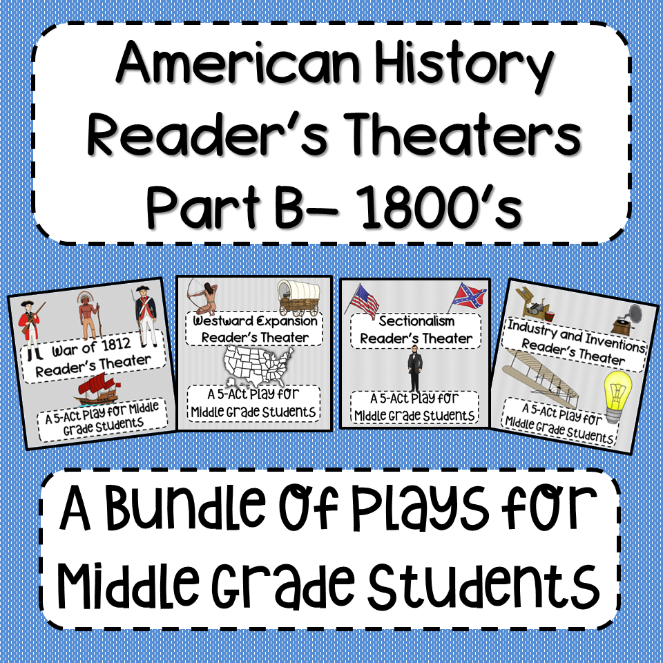 American History Reader's Theater (1800's) - Amped Up Learning