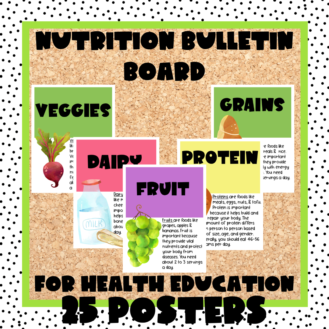 March Health Bulletin Board | Nutrition Bulletin Board