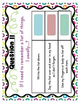 Learning Style Student Inventory : Color by Number - Back to School ...