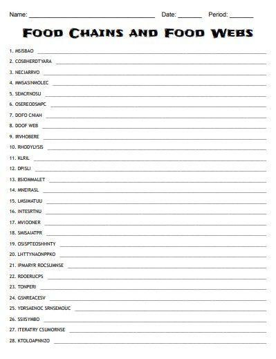 Aquatic or Marine Science Vocabulary Word Scramble Bundle - Amped Up ...