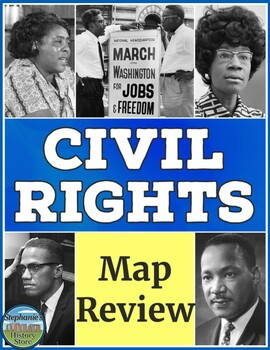 Civil Rights Map Activity