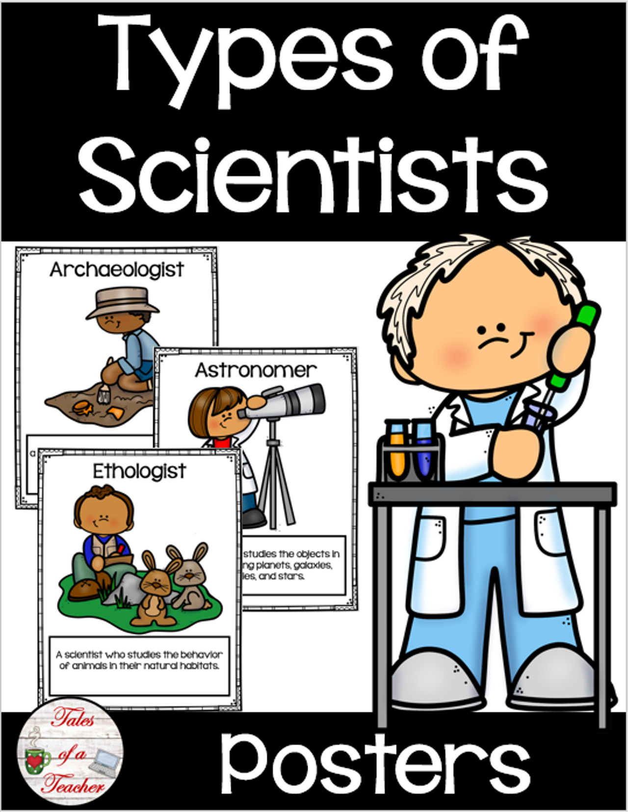 Types of Scientists Posters - Amped Up Learning