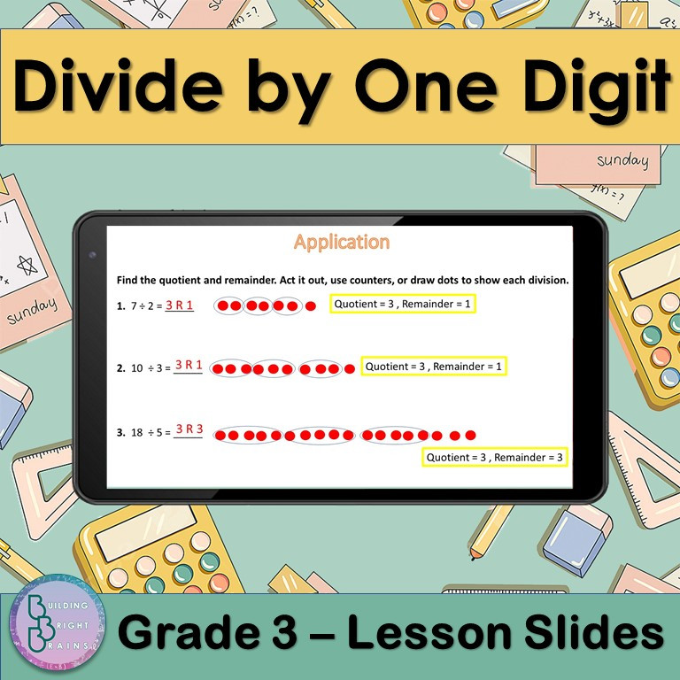 3rd Grade Math Spring Division Equal Groups in Google Slides EDITABLE ...