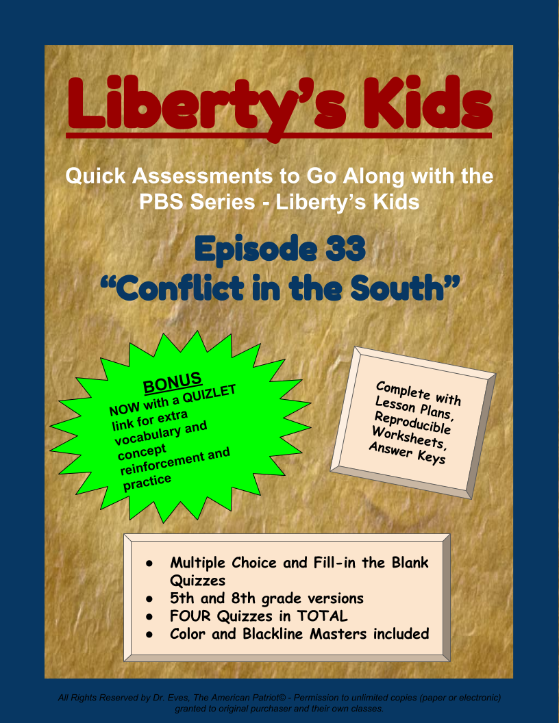 Liberty's Kids - Episode 33 - "Conflict in the South" - Amped Up Learning