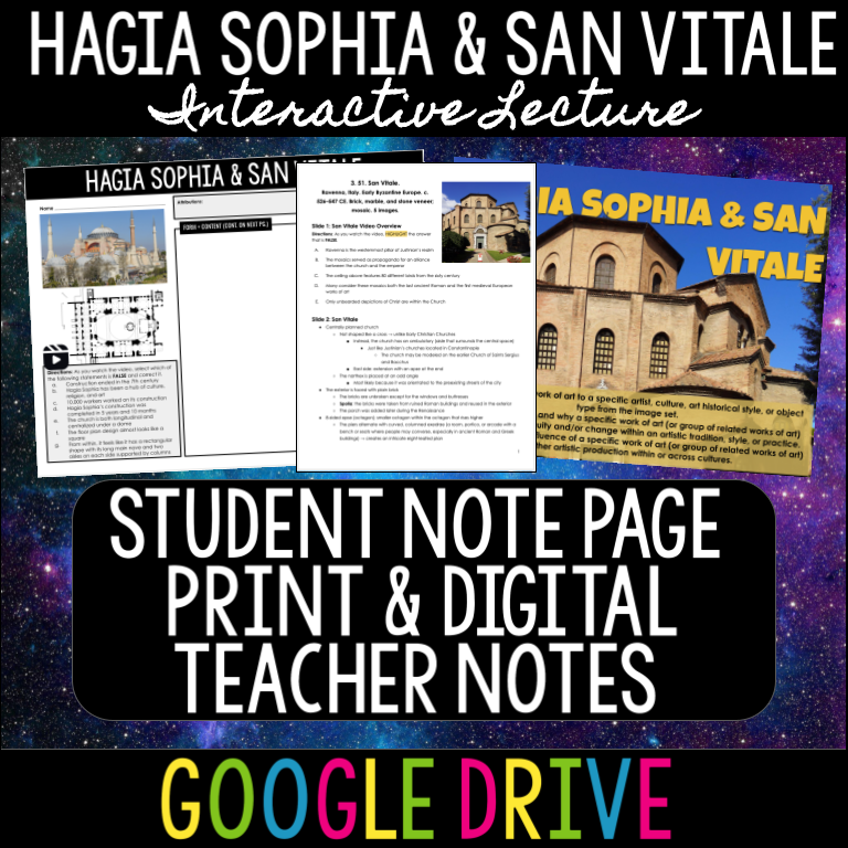 Alhambra and the Taj Mahal Interactive Lecture + Concept Map - AP Art ...