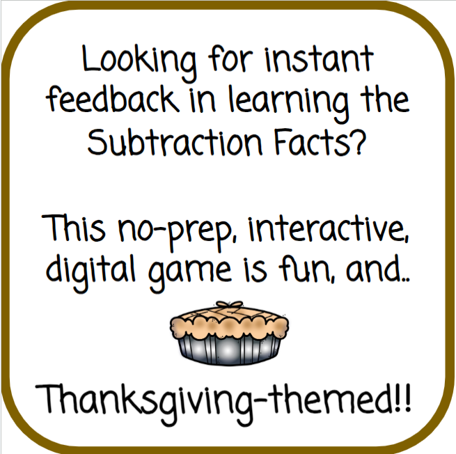 Addition Digital Flashcards - Thanksgiving-Themed - Amped Up Learning