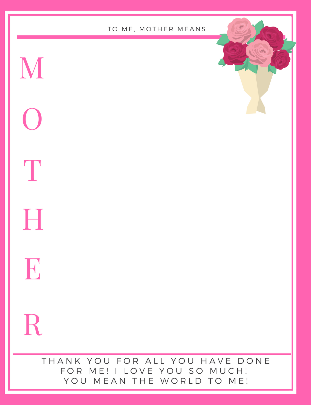 Mother's Day Acrostic Poem - Amped Up Learning
