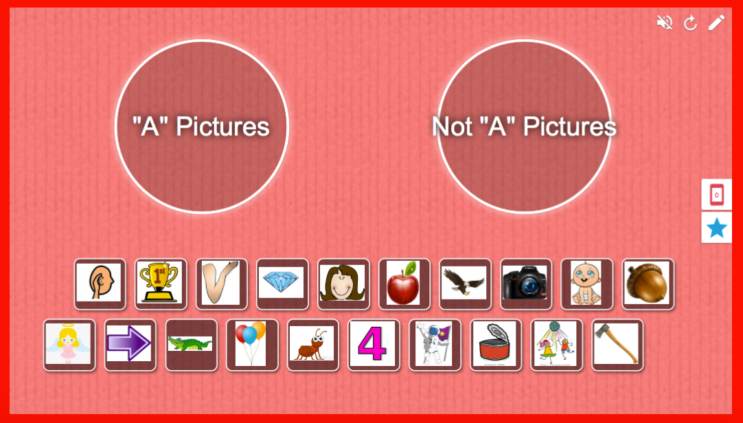 Foundations Kindergarten Letters A-Z Picture Sort - Amped Up Learning