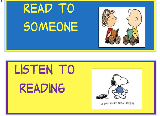 Peanuts Themed Daily 5 Headers - Amped Up Learning