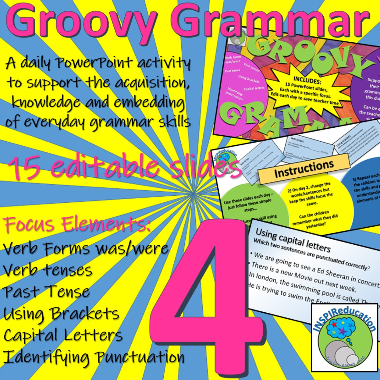 Grammar - Daily Practice PowerPoint Teaching Activities (4 of 5 ...