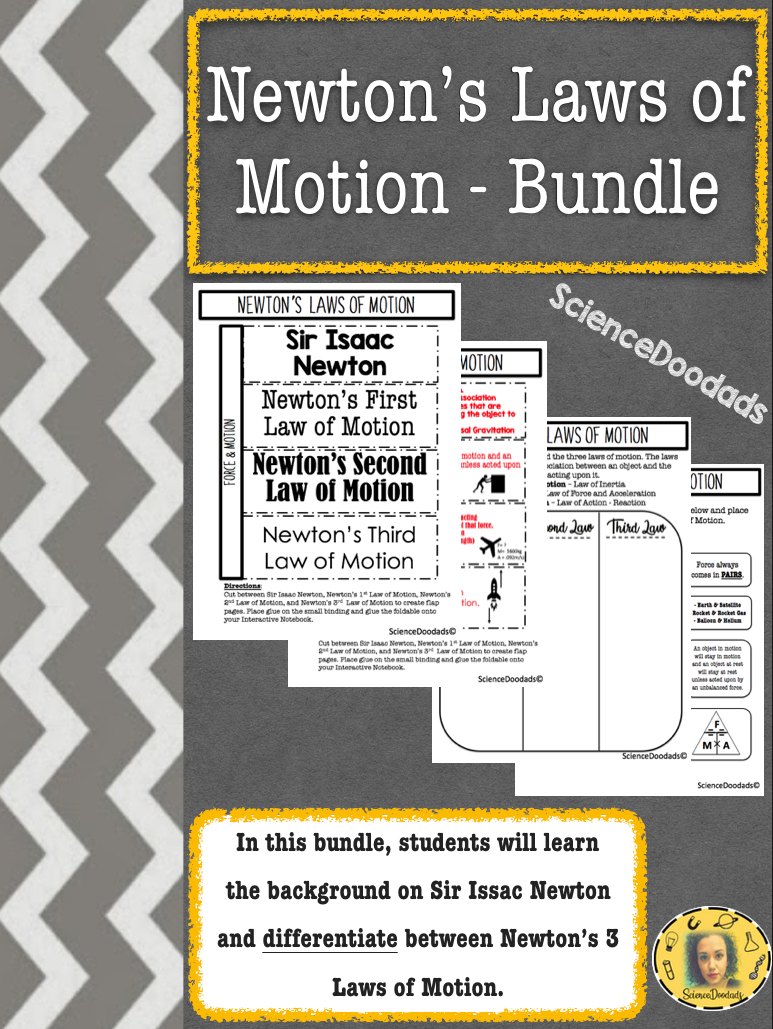 Newton's Laws of Motion - Bundle - Amped Up Learning