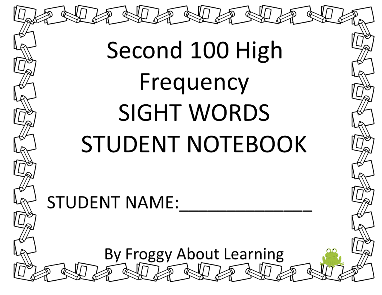 High Frequency Words Packet 2 - 2nd Grade - Amped Up Learning