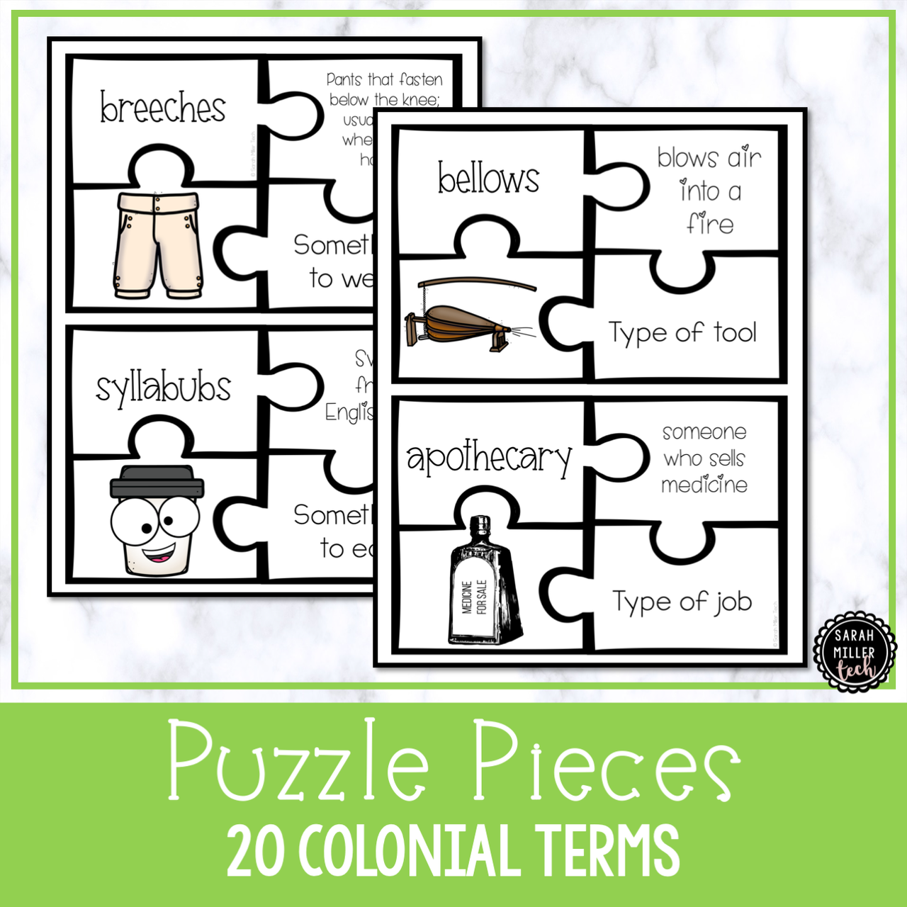 13 Colonies Puzzle Activity - Amped Up Learning