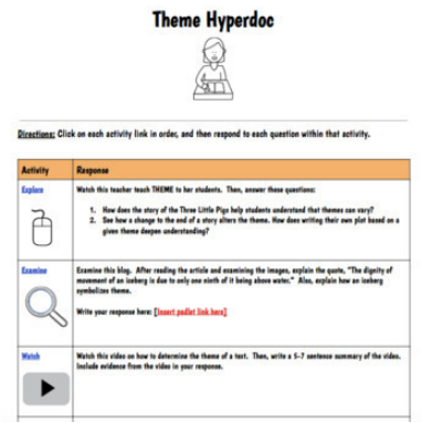 Language Arts Skills Hyperdoc Bundle - Amped Up Learning