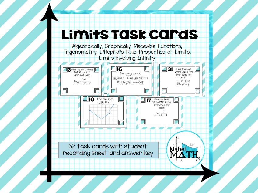 Trend Line Task Cards