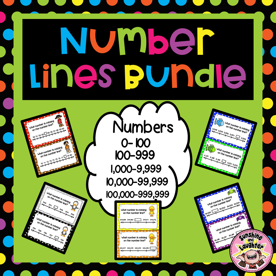 Number Line Scoot Bundle - Amped Up Learning