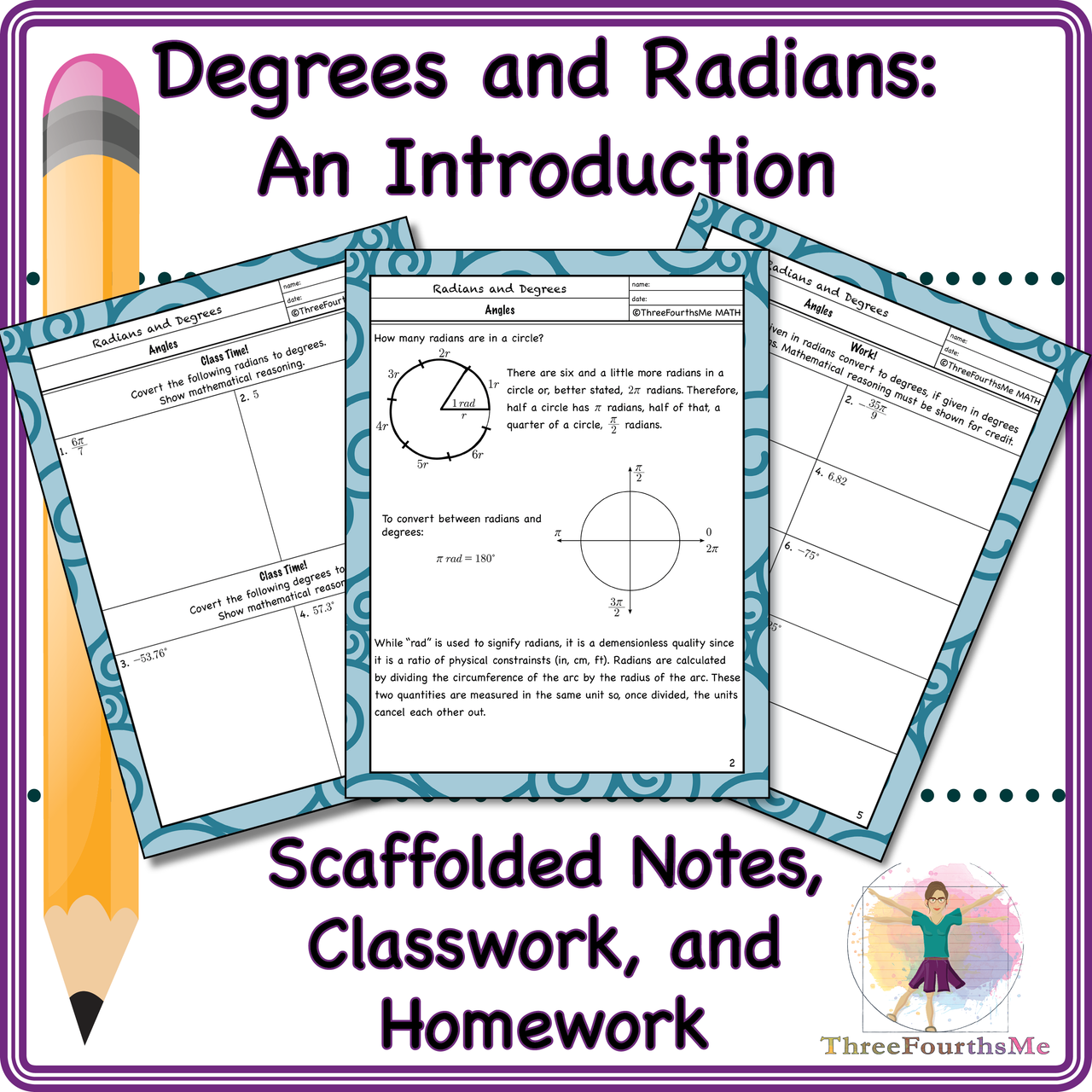 Radians and Degrees: An Introduction - Amped Up Learning