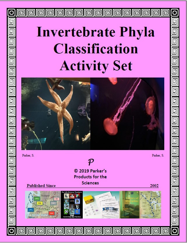 Invertebrate Phyla Classification Table Activity Set - Amped Up Learning