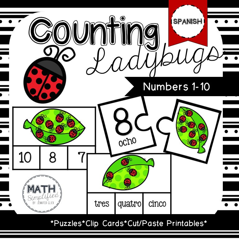 Counting Ladybugs: Number Recognition and Number Words (SPANISH EDITION ...