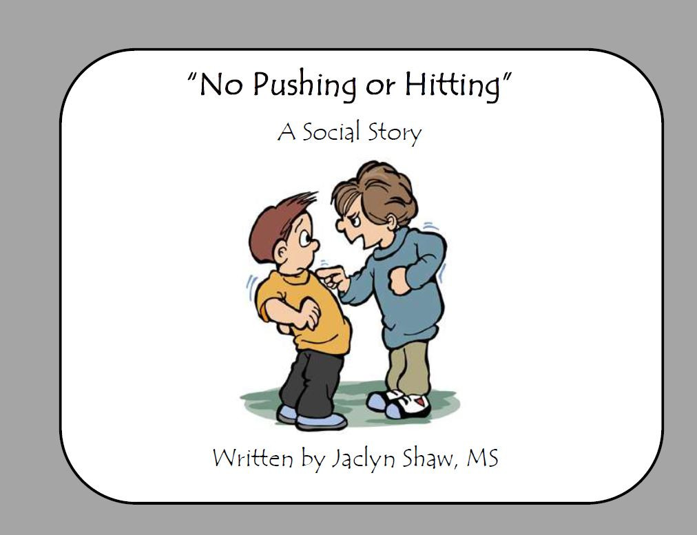 No Pushing Or Hitting Social Story - Amped Up Learning