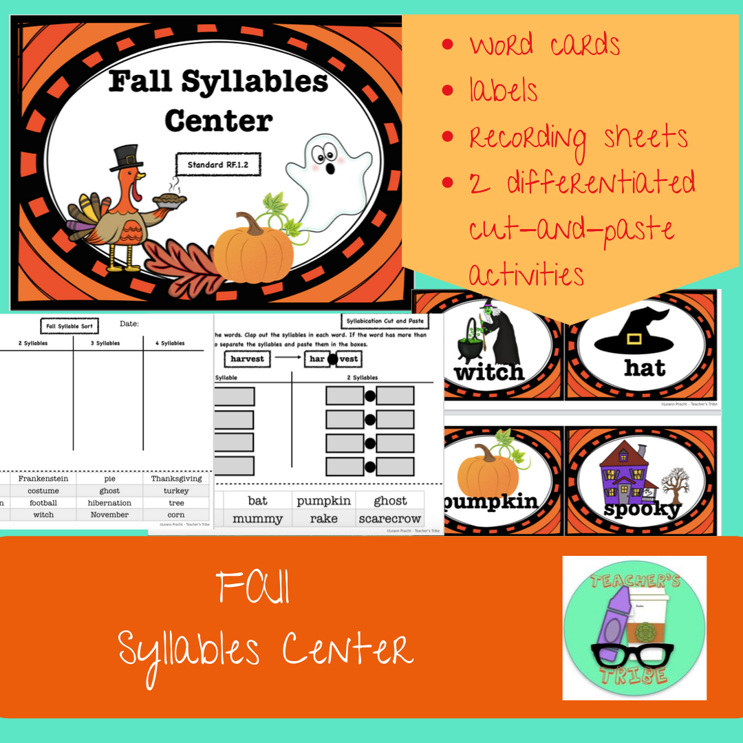 Fall Syllables Center - Amped Up Learning