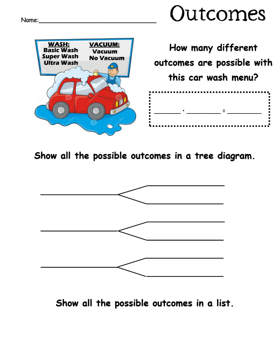 Probability Predictions - Notes/Guided Practice & 2 Activities