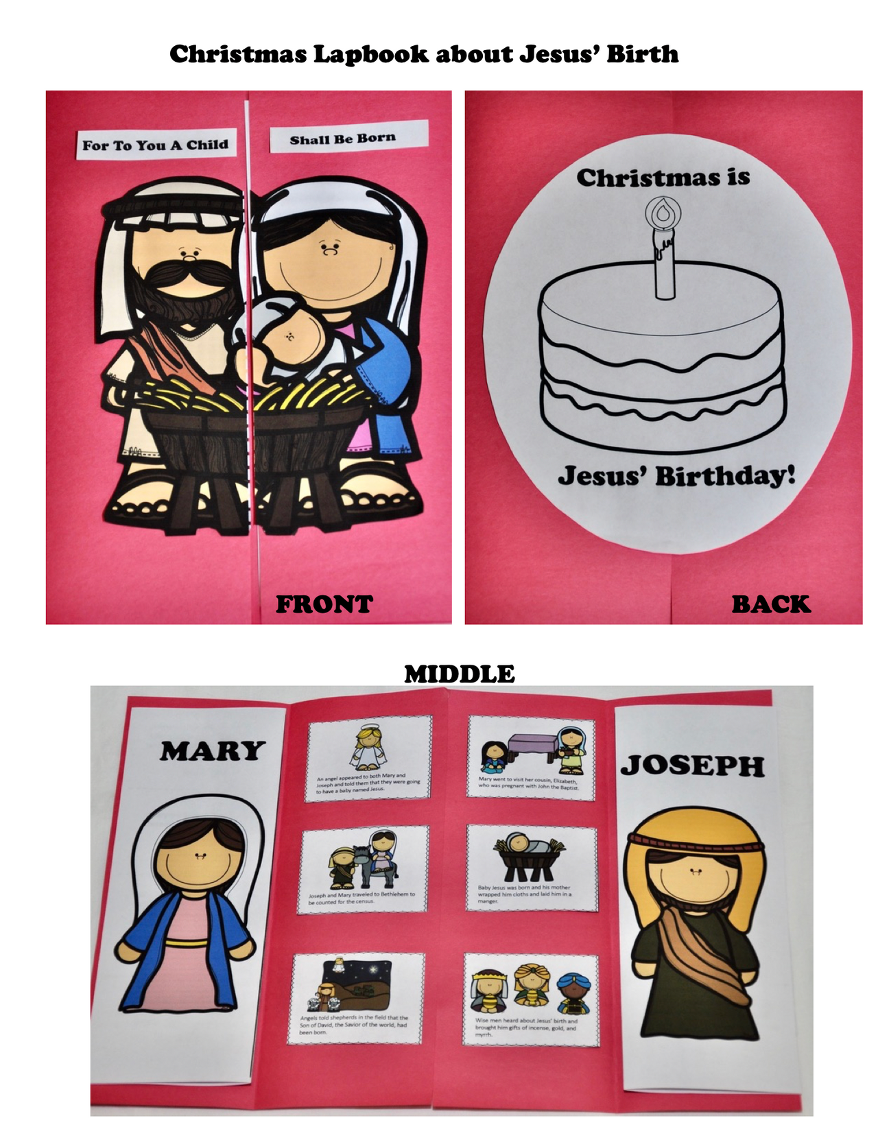 Nativity Bingo for Christmas
