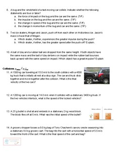 The Ultimate Conservation of Momentum Worksheet - Amped Up Learning