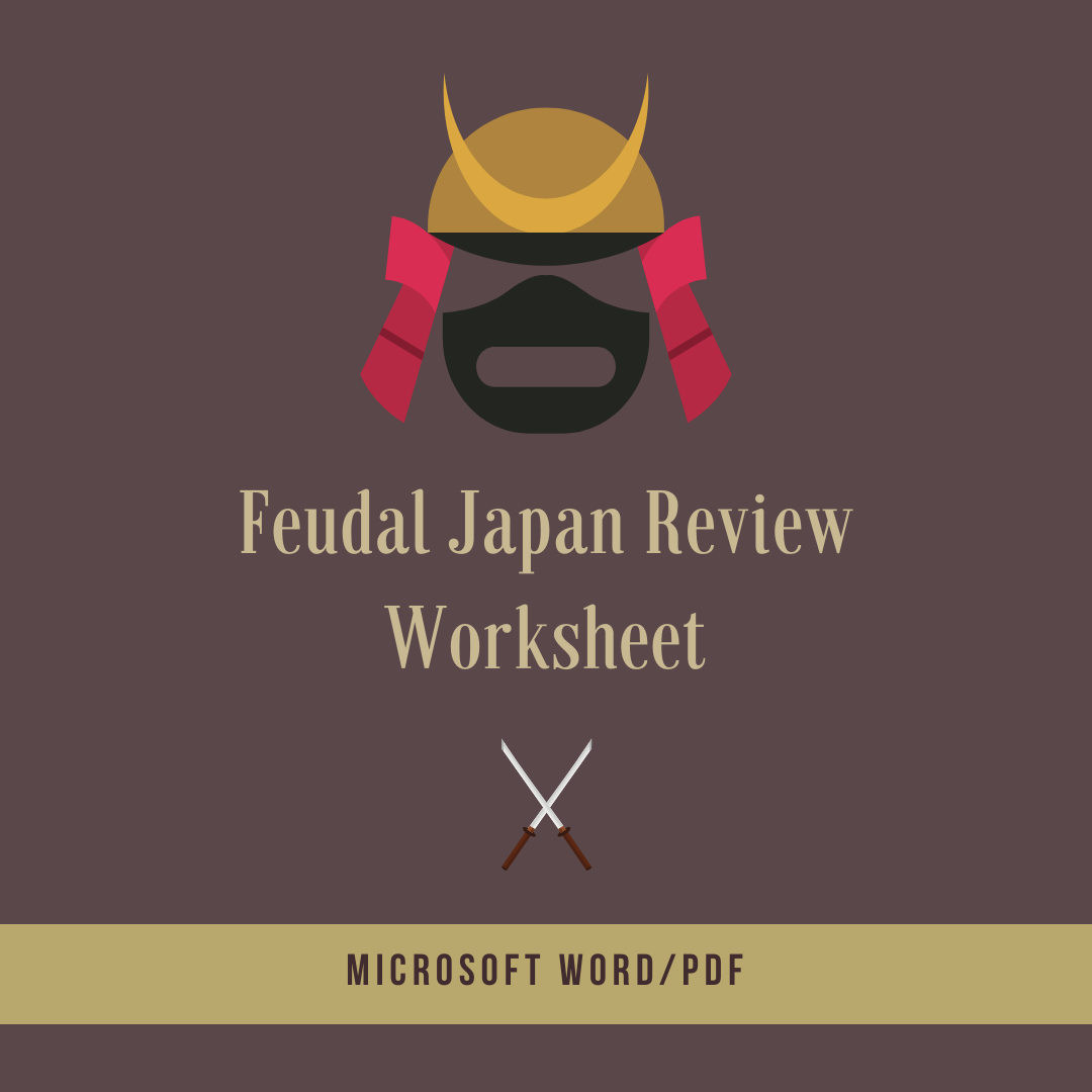 Feudal Japan Review Worksheet - Amped Up Learning