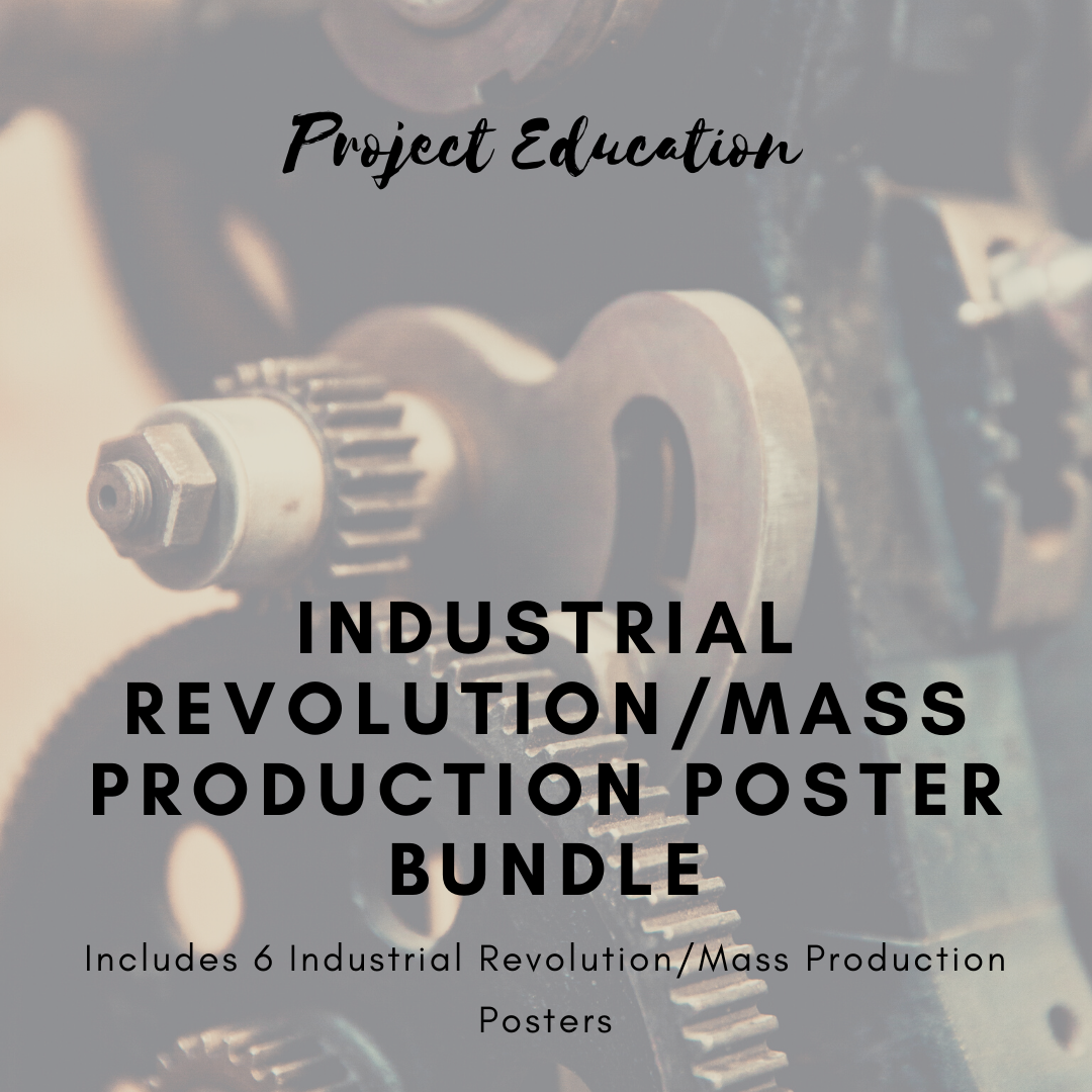 Industrial Revolution/Mass Production Poster Bundle - Amped Up Learning