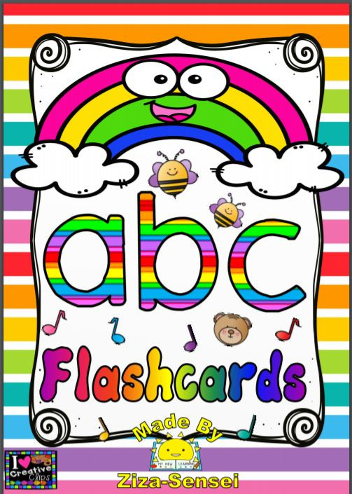 ABC Chart/Flashcards/Strips Pack - 37 pages! - Amped Up Learning