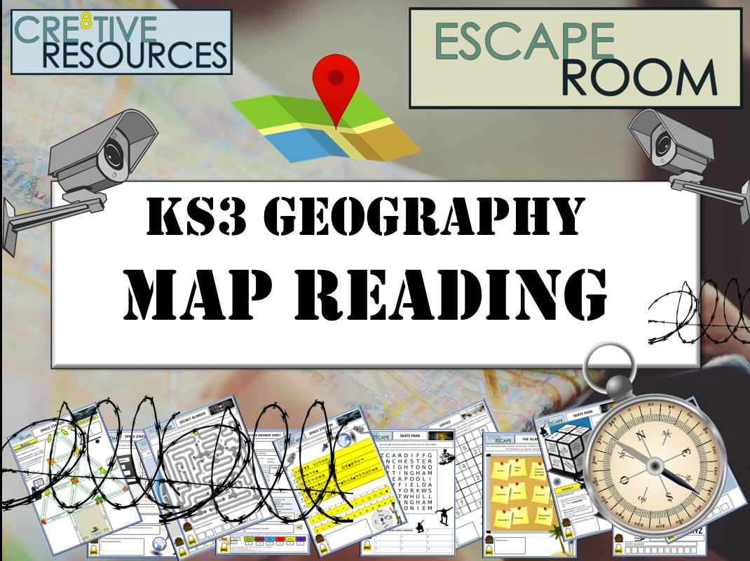Map Reading Escape Room - Amped Up Learning