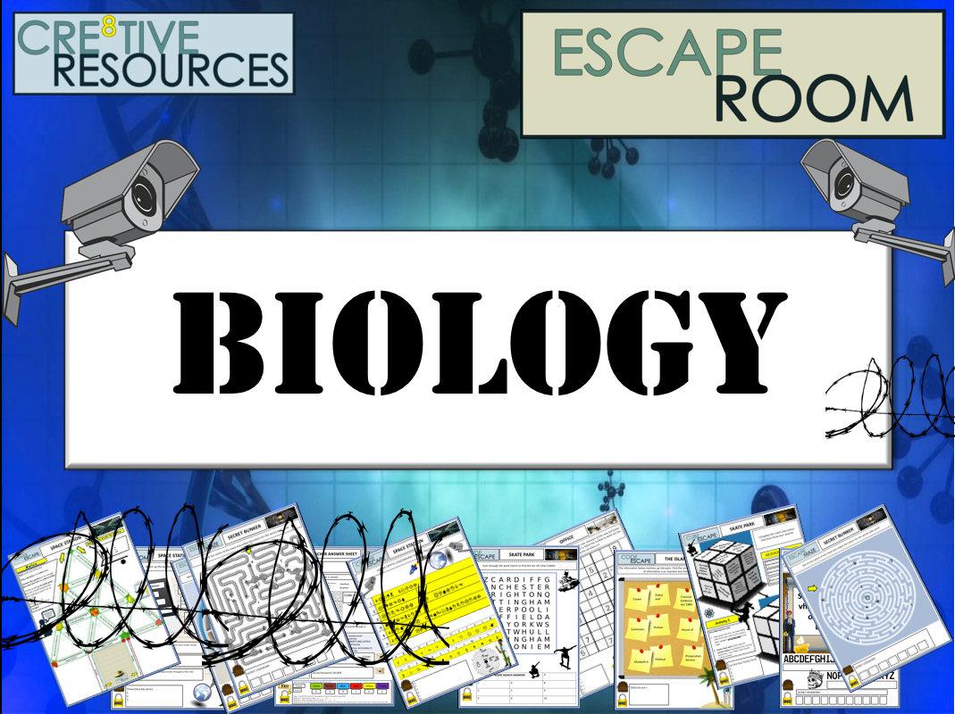 Biology Science Escape Room - Amped Up Learning
