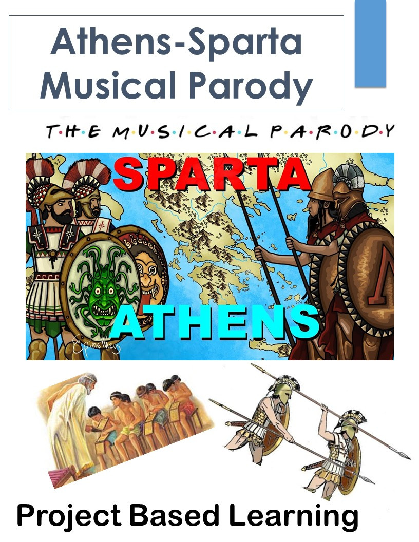Athens and Sparta Musical Parody: Greek City-States PBL - Amped Up Learning