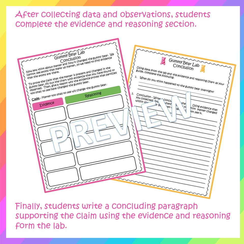 Gummy Bear Density Lab - Amped Up Learning