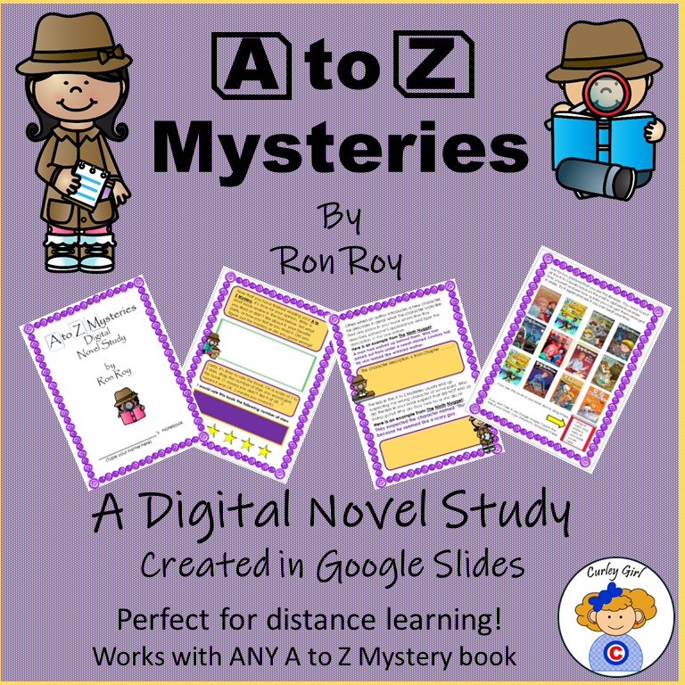 A to Z Mysteries Digital Novel Study in Google Slides - Amped Up Learning