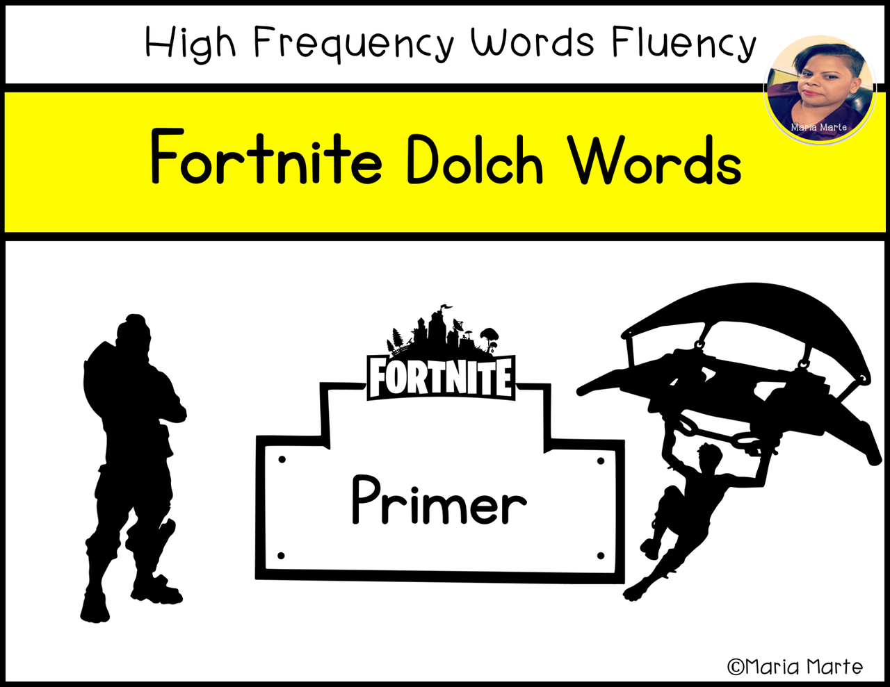 Fortnite Dolch Words Primer fluency - Amped Up Learning