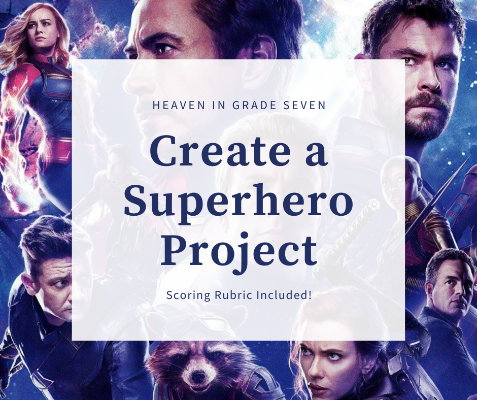 Create a Superhero - 3 Branches of Government Project