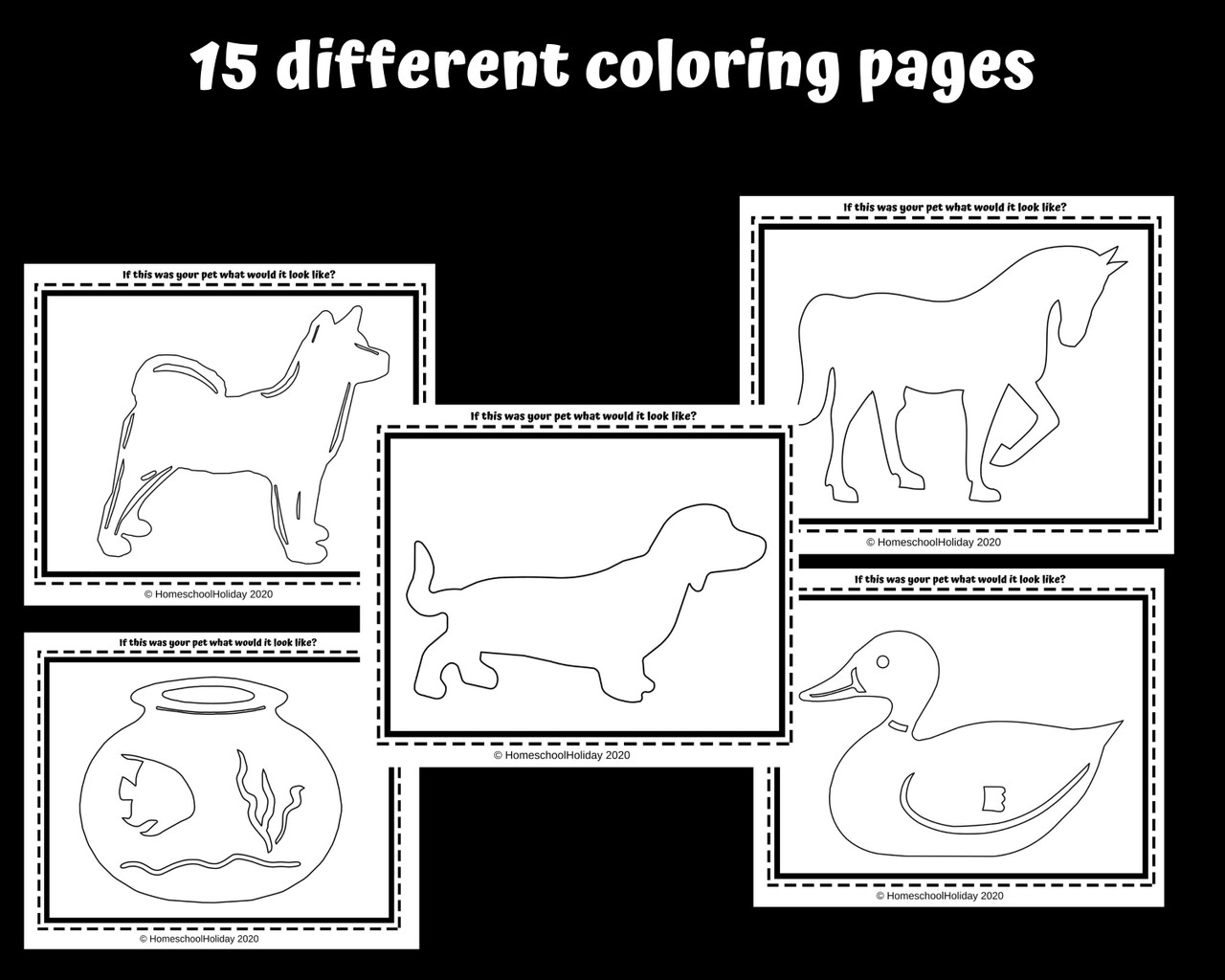 Pet Paper Dolls - Dress Up Your Pet Day